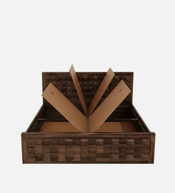 Namma Comfort Diamond Sheesham Wood King Size Bed Finish With Box ...
