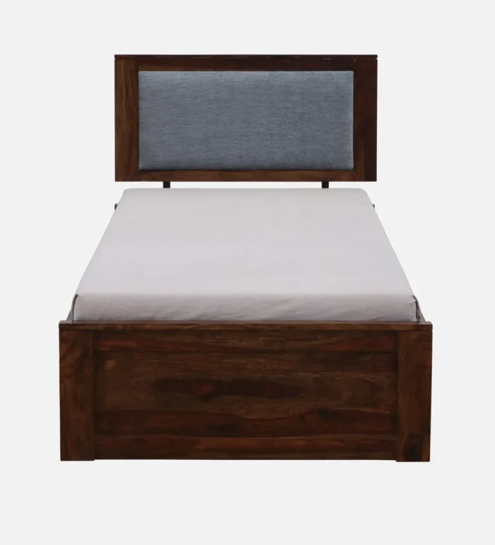Namma Comfort Brevik Sheesham Wood Single Bed In Provincial Teak Finish ...
